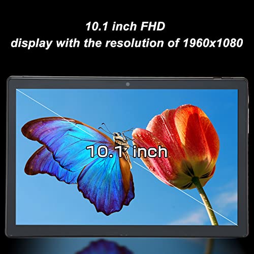 Tablet 10.1 inch Android 12 Tablet, 8GB RAM and 256GB ROM, Octa Core CPU, 5G WiFi, Support 4G Communication Network, Dual 16MP and 8MP Camera, Black