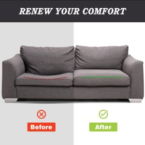 HAVARGO Couch Cushion Support for Sagging Seat, High Density Foam Under Couch Cushion Support Anti Slip, Dark Grey 1Pc