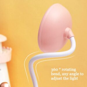 Cartoon Led Desk Lamp Learning Folding Rechargeable Eye Protection Student Children Fun Cute Reading Night Light Bedside Gradient