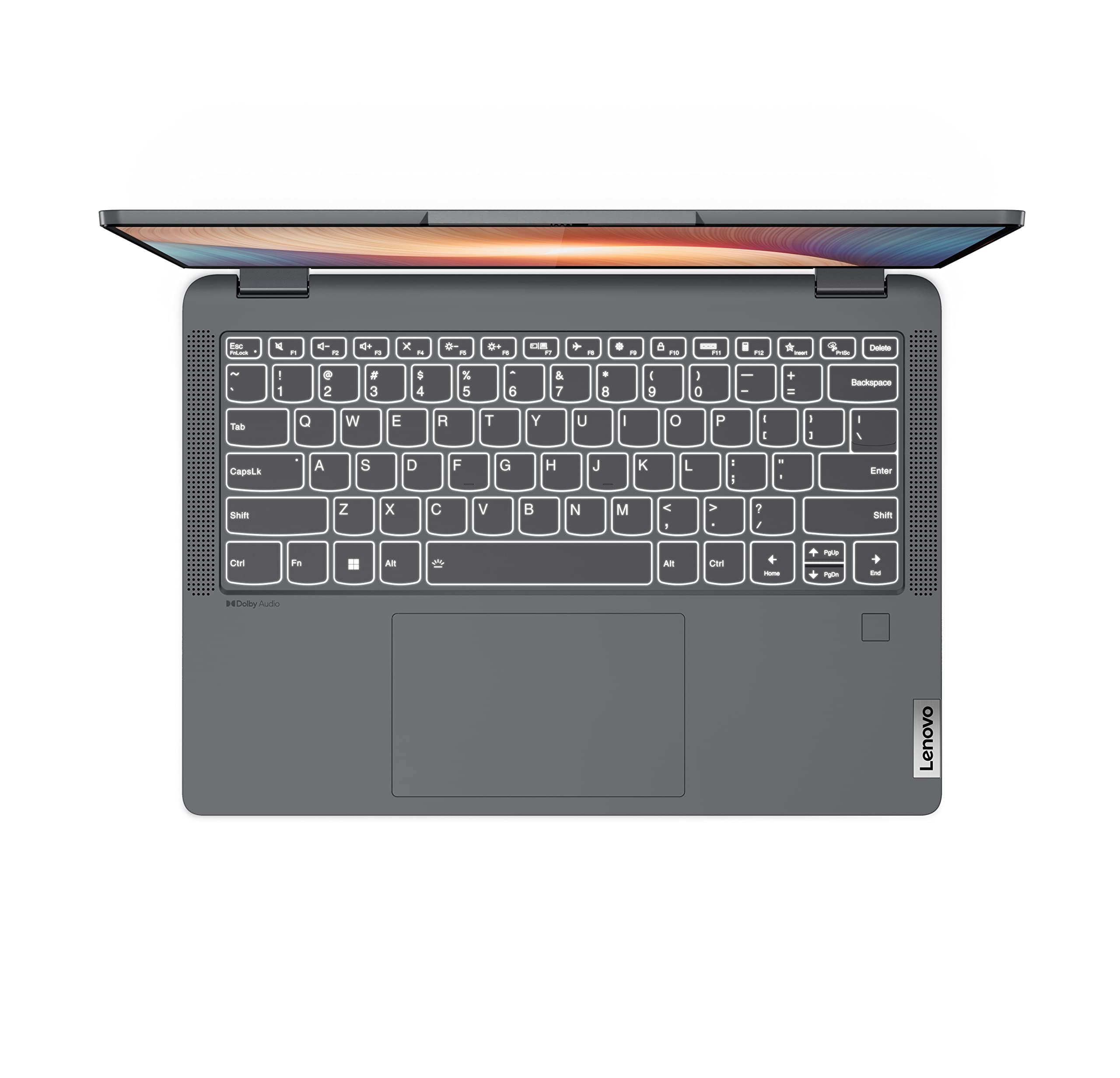 LENOVO 2023 Flex 5 14" FHD IPS Touchscreen Premium 2-in-1 Laptop, AMD 6-core Ryzen 5 5500U Upto 4.0GHz, 16GB RAM, 512GB PCIe SSD, Backlit Keyboard, Fingerprint, Windows 11 Home + HDMI Cable, Gray