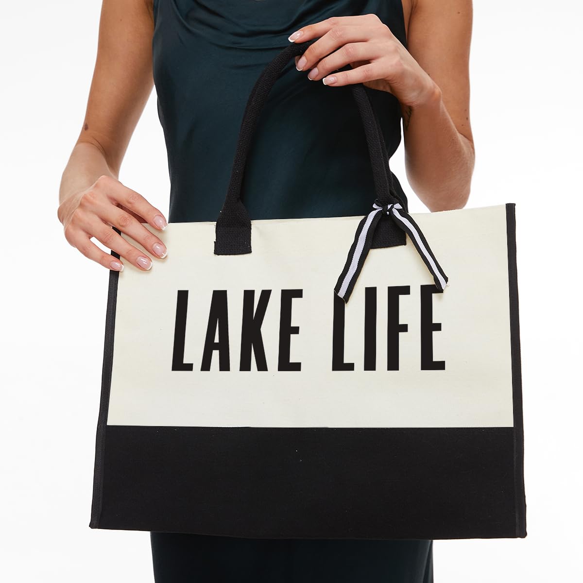 Travel Gift Lake House Gifts Tote Bag Beach Tote Boat Bag Lake Lovers Gift Summer Boating Lover Gift Lake Gifts for Women Lake Summer Vacation Gift Boater Gift Grocery Bag Shopping Bag