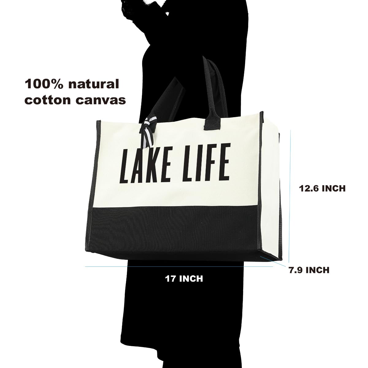 Travel Gift Lake House Gifts Tote Bag Beach Tote Boat Bag Lake Lovers Gift Summer Boating Lover Gift Lake Gifts for Women Lake Summer Vacation Gift Boater Gift Grocery Bag Shopping Bag