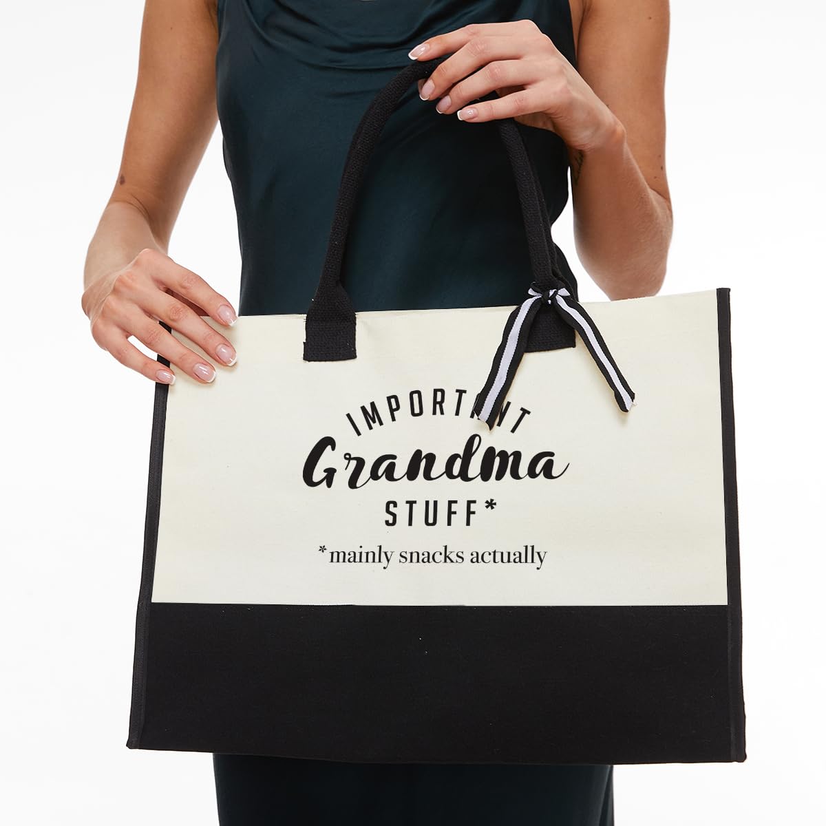 FORBIDDEN PAPER Grandma Birthday Gifts Grandma Stuff Tote Bag Beach Bag Nana Gifts Gifts Grandmother Gift Ideas New Grandma Gifts Mothers Day Retirement Christmas for Trip Vacation