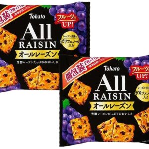 Tohato All RAISIN cookies family size 2 bags With MAIKO sticker Pio big bazar