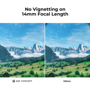 K&F Concept 77mm MCUV Lens Protection Filter 18 Multi-Coated Camera Lens UV Filter Ultra Slim with Cleaning Cloth (K-Series)