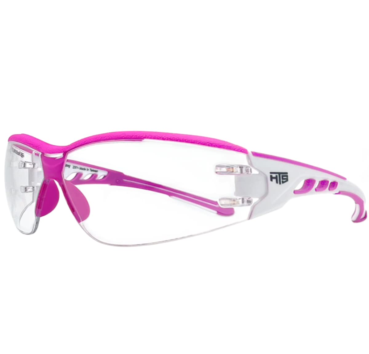 HTS HUNTERSKY E9532 Super Flexible Lightweight Anti Fog Wrap-Around U6 Clear Shooting Safety Glasses with ANSI Z87.1 Scratch Resist