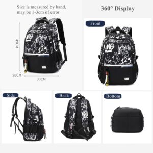 Armbq Camouflage Kids School Backpack for Boys Camo Casual Bookbags Elementary Middle School Bag Teens Travel Backpack