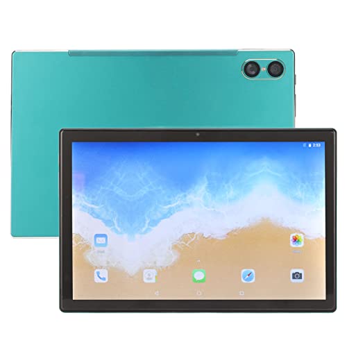 Android Tablet 10 inch, Gaming Tablet 8GB RAM 256GB ROM, 128GB Expand Supported, Octa Core CPU, 4G LTE 5G WiFi Tablet with Dual Camera, 7000mAh HD Touch Screen, Green