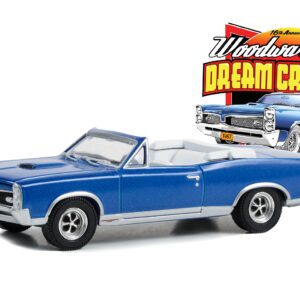 1967 Pontiac GTO Convertible Blue Met. w/White Interior 16th Annual Woodward Dream Cruise (2010) 1 1/64 Diecast Model Car by Greenlight 37280 A