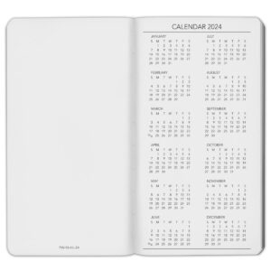 2024 Harbor Pocket Monthly Planner - Cambridge Reef Blue - 6x3.25"