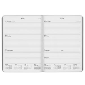 Harbor Desk Weekly Planner 2024 - Leida Pine - 8x5.5"