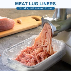 Wesiti 50 Pieces Meat Lug Liners Bucket Liner Bags Plastic Meat Bags for Food Storage, 23.62 x 23.62 Inches