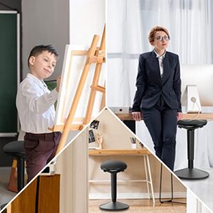 Ergooffile Standing Desk Chair with 360-Degree Standing Desk Chair with Memory Foam Seat Cushion, Lightweight & Flexible, Fully Assembled