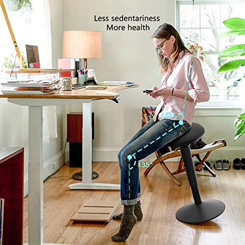 Ergooffile Standing Desk Chair with 360-Degree Standing Desk Chair with Memory Foam Seat Cushion, Lightweight & Flexible, Fully Assembled