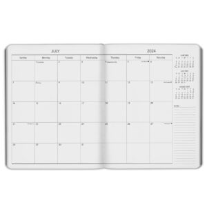 2024 Harbor Large Monthly Planner - Metallic Rose Gold - 9.75x7.5"