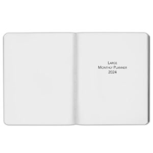 2024 Harbor Large Monthly Planner - Metallic Rose Gold - 9.75x7.5"