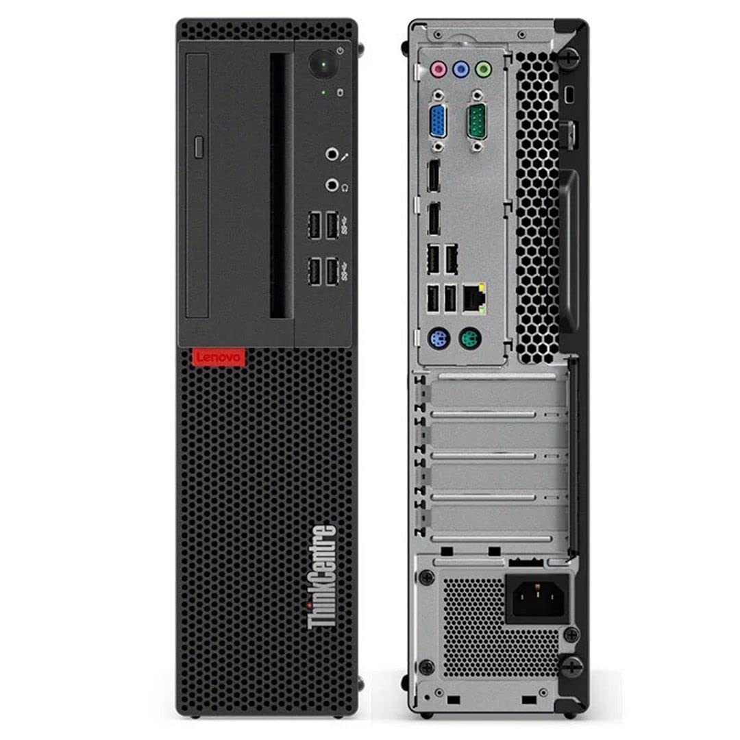 Lenovo ThinkCentre M710s SFF Desktop Computer, Intel Core i7-6700, 16GB DDR4, 512GB NVMe SSD, 24" Full HD Monitor, Wireless Keyboard & Mouse, Speakers, Windows 10 Pro