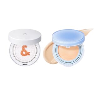 rom&nd back me tone up sun cushion + bare water cushion 20g (03 natural 21)