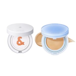 rom&nd back me tone up sun cushion + bare water cushion 20g (05 sand 25)