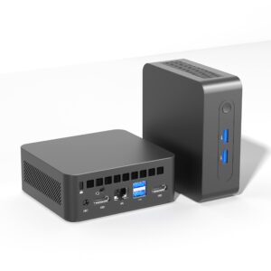 tibuta mini pc windows 11, intel 12th gen n95 (up to 3.4ghz) 8gb ddr4 256gb m.2 ssd desktop computers, micro pc support 4k uhd, 2.5gb ethernet,2 hdmi ports 4k@60hz,2.4g/5g wifi,bt4.2