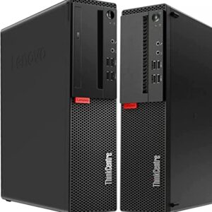 Lenovo Computer Desktop with Monitor 24 inch, Intel i7-6700 UP to 4.00GHz 16GB DDR4 New M.2 1TB NVMe SSD Wireless Keyboard & Mouse & Speakers Built in WiFi & BT Win10 Pro(Renewed)