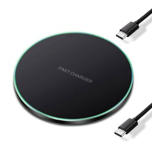 20w fast wireless charger pad,wireless phone charging station compatible with iphone 14/15/13/12/11/se/x/airpods,fast charge for samsung galaxy s23/s22/s21/s20/note 20/buds/buds +,pixel,lg g8/7