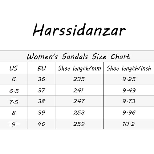 Harssidanzar Women's Sandals Walking Sandals Outdoor Sandals With Strap Adjustable Beach Sandals Casual Hiking SL257US,Grey,Size 7.5