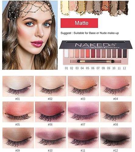 All in one Makeup Kit for Women full Kit, Professional Makeup kit with foundation 12 Colors Eyeshadow Palette Liquid Lipstick Eyebrow Soap Kit Winged Eyeliner Stamp Travel makeup set