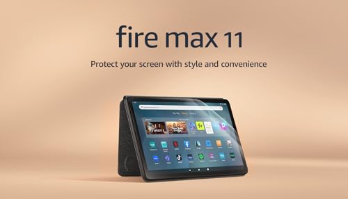 Amazon Fire Max 11 tablet bundle with Slim Cover and screen protector, style and convenience in your hands, 4 GB RAM, 64 GB, Gray