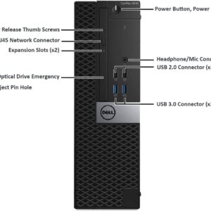 Dell OptiPlex 3040 SFF Desktop Computer, Intel Core i5-6500 3.4GHz up to 4.0GHz, 8GB DDR4 RAM, 1TB SSD, WiFi, Windows 10 Pro 64 (Renewed)