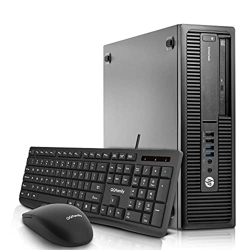 HP EliteDesk 800 G1 SFF Desktop Computer PC,i5 Small Form Factor Business Desk Top,16GB RAM, 240GB SSD, WiFi, Keyboard Mouse,Windows 10 Pro 64-bit(Renewed)