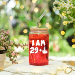 NewEleven 30th Birthday Gifts For Her Women - 1994 30th Birthday Decorations For Women - 30 Year Old Gifts Idea For Women, Friends, Sister - 16 Oz Coffee Glass - 16 Oz Coffee Glass