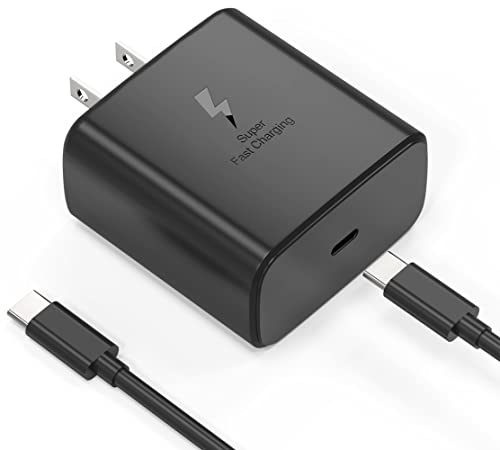 2024 New 45W Samsung Charger Type C Super Fast Charging USB C Android Charger for Samsung Galaxy S24 Ultra/S24/S24+/S23 Ultra/S23/S23+/S22 Ultra/S22+/S22, Galaxy Tab, PPS Charger & 6ft C Cable