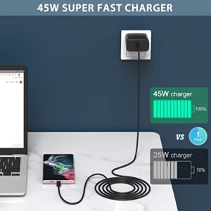 2024 New 45W Samsung Charger Type C Super Fast Charging USB C Android Charger for Samsung Galaxy S24 Ultra/S24/S24+/S23 Ultra/S23/S23+/S22 Ultra/S22+/S22, Galaxy Tab, PPS Charger & 6ft C Cable