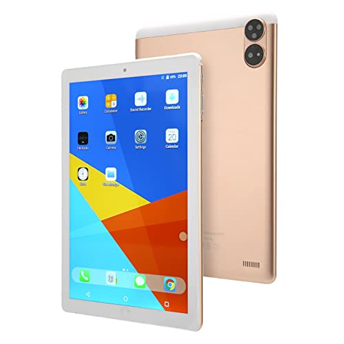 Acogedor 10.1 inch Tablet Android, Tablet PC with Dual SIM Card Slot, 4GB RAM 64GB ROM, 1280x800 Resolution, Quad Core, 3G Calling Tablet