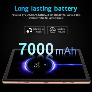 10.1 inch Tablet Android 12, Tablet PC with 12GB RAM 256GB ROM, Octa Core CPU, 2.4G / 5G WiFi, 7000mAh Battery, 8+16MP Camera 4G Phone Tablet (US Plug)