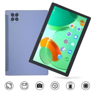 10 Inch Gaming Tablet for Android 12, 8GB 256GB Octa Core, 7000mAh 5G WiFi Dual Cameras 4G LTE Calling Tablet, for Learning, Working, Office, Travel, Blue