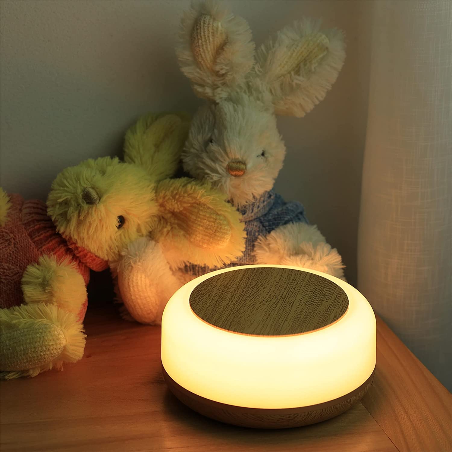 LANAFARA Nursery Night Light, Baby Night Light with Dimmable 3 Color Light LED Bedside Touch Lamp for Kids Breastfeeding Nightstand Light