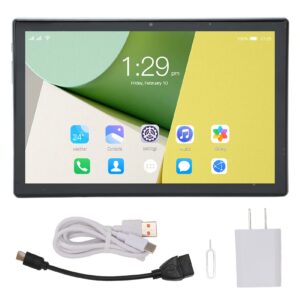 10.1 Inch Tablet Android 12 Tablet, 4G LTE Gaming Tablet, Octa Core CPU, 8GB RAM 256GB ROM, 1080P FHD Display, Dual Camera, 2.4G/5G WiFi, BT5.0, Dual SIM Slot, 7000mAh Battery