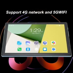 10.1 Inch Tablet Android 12 Tablet, 4G LTE Gaming Tablet, Octa Core CPU, 8GB RAM 256GB ROM, 1080P FHD Display, Dual Camera, 2.4G/5G WiFi, BT5.0, Dual SIM Slot, 7000mAh Battery