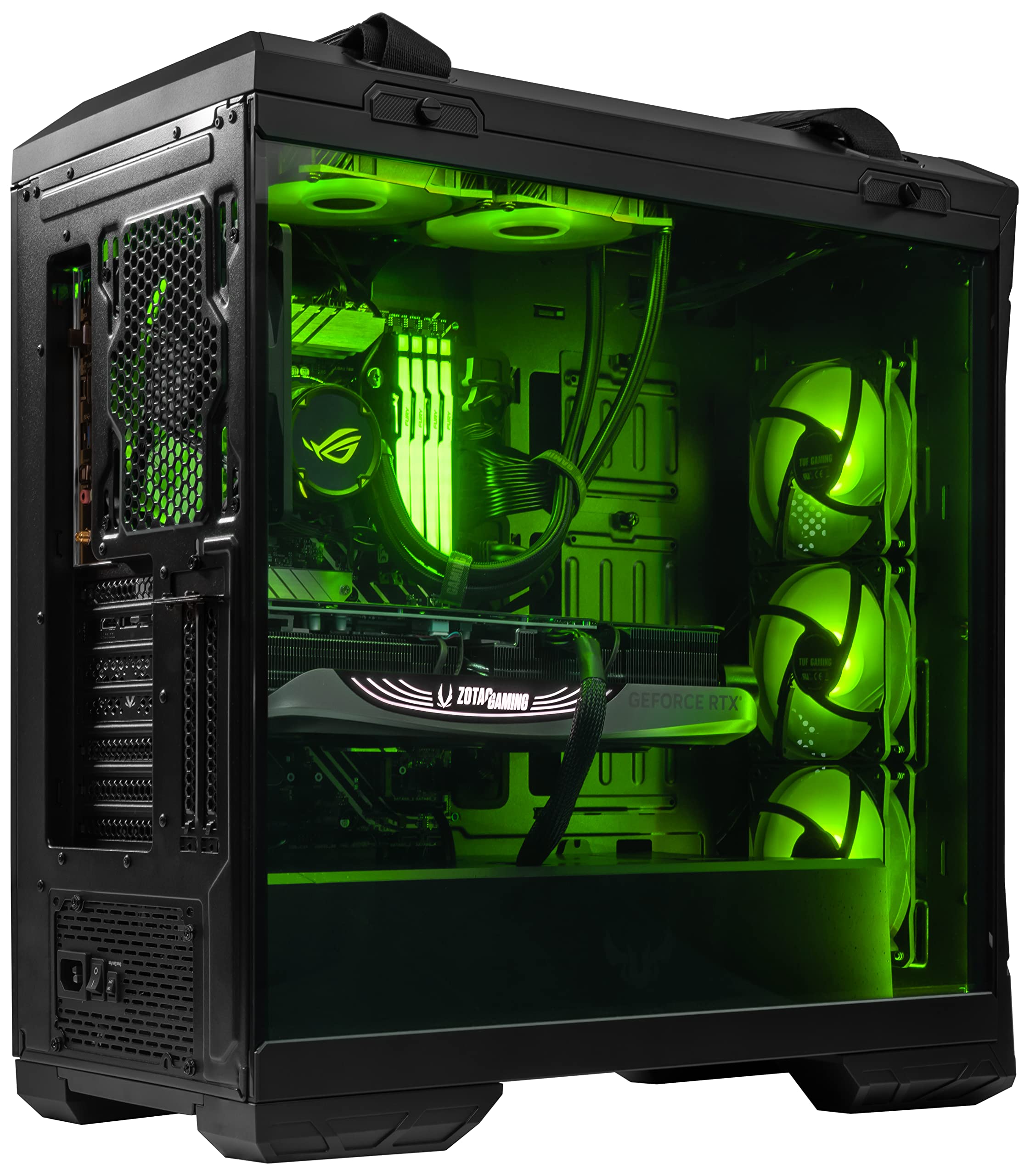 ArsenalPC GT501 Liquid Cooled Gaming Desktop PC i9-13900KF 3.00GHz 24 core - RTX 4090 24 GB - 4TB NVMe + 2TB HDD - 128GB DDR5(4X32GB) - 1000W - Windows 11