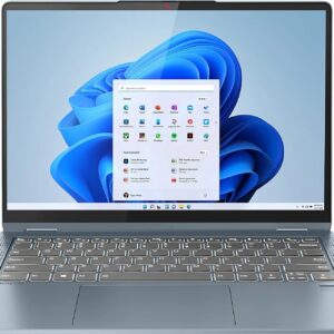 Lenovo Flex 7 Touch 2-in-1 Laptop in Stone Blue Intel (10-core) i7-1255U up to 4.7GHz 16GB DDR4 512GB SSD WiFi + BT 14in 2.2K Backlit Keyboard HDMI W11 Pen iSlik (Flex7 - Renewed)