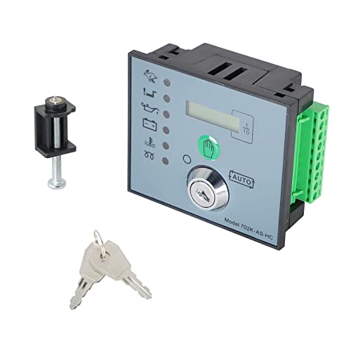 Timunr DSE702K-AS Generator Controller with Key, Generator Accessory Self Start Control Generator Controller