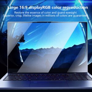 15.6 Inch Laptop for Window10, I7 9th Gen CPU, Portable Ultra Thin FHD Laptop Computer with Fingerprint Backlight Numeric Keyboard, for Business Gaming