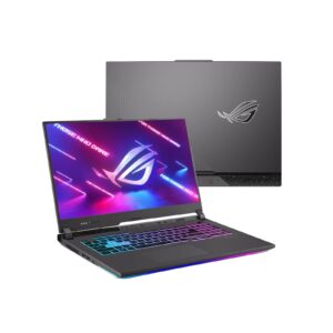 excaliberpc 2023 asus rog strix g17 g713pi-ds94 (amd ryzen 9 7945hx, 64gb ram, 2x 1tb nvme ssd, rtx 4070 8gb, 17.3" wqhd 240hz 3ms, windows 11) gaming laptop