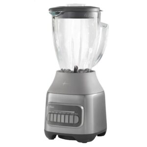 oster pulverizing 800 watts 6 cup power blender in gray with high speed motor