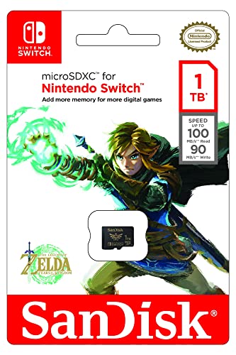 SanDisk 1TB microSDXC-Card Licensed for Nintendo-Switch - SDSQXAO-1T00-GN6ZN