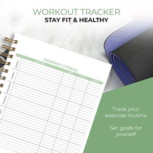 Academic Planner June 2023-April 2024 with Study Tips, Workout Tracker, Motivational Quotes, and Affirmations - Boost Your Productivity and Achieve Your Goals-Small Size