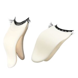 2 pcs eyelashes applicator tool lash clip applicator for wear false eyelashes makeup tools lash tweezers lashes buddy