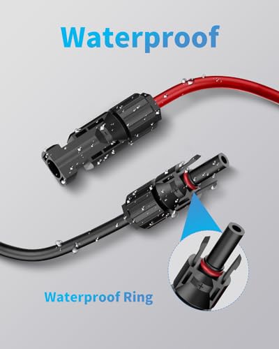 8.5Ft Solar Connector 3-in-1 (XT60, DC5521, Anderson) Adapter Cable Solar Charge Cable for Solar Generator Portable Power Station and Solar Panel (2.5M/8.5Ft)